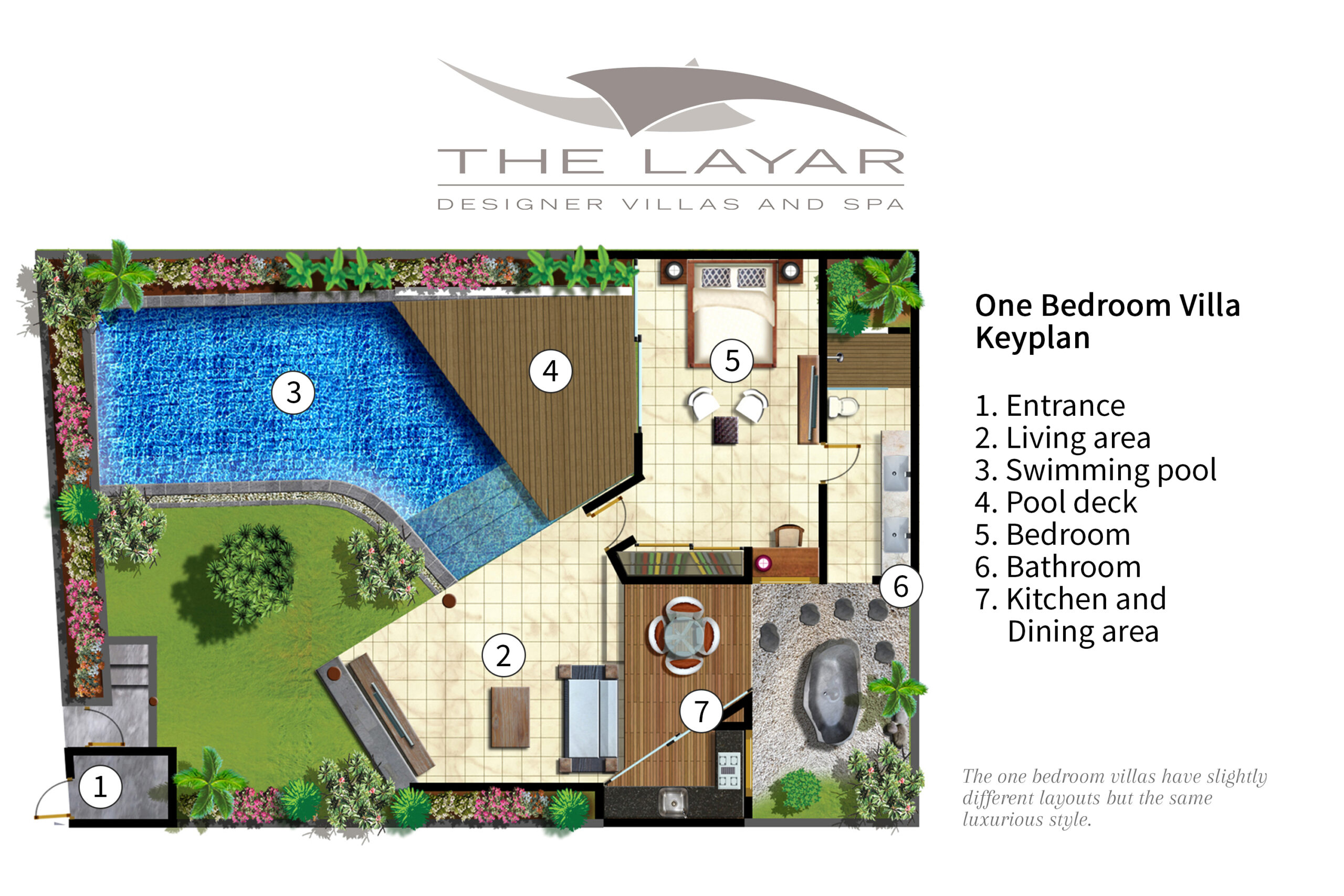 One Bedroom Villas - The Layar